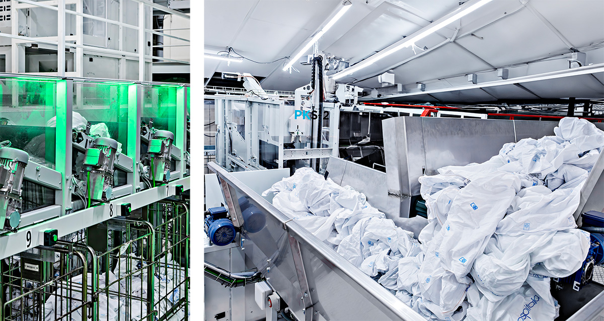 SORTECH | Automate the sorting of soiled linen in Laundry